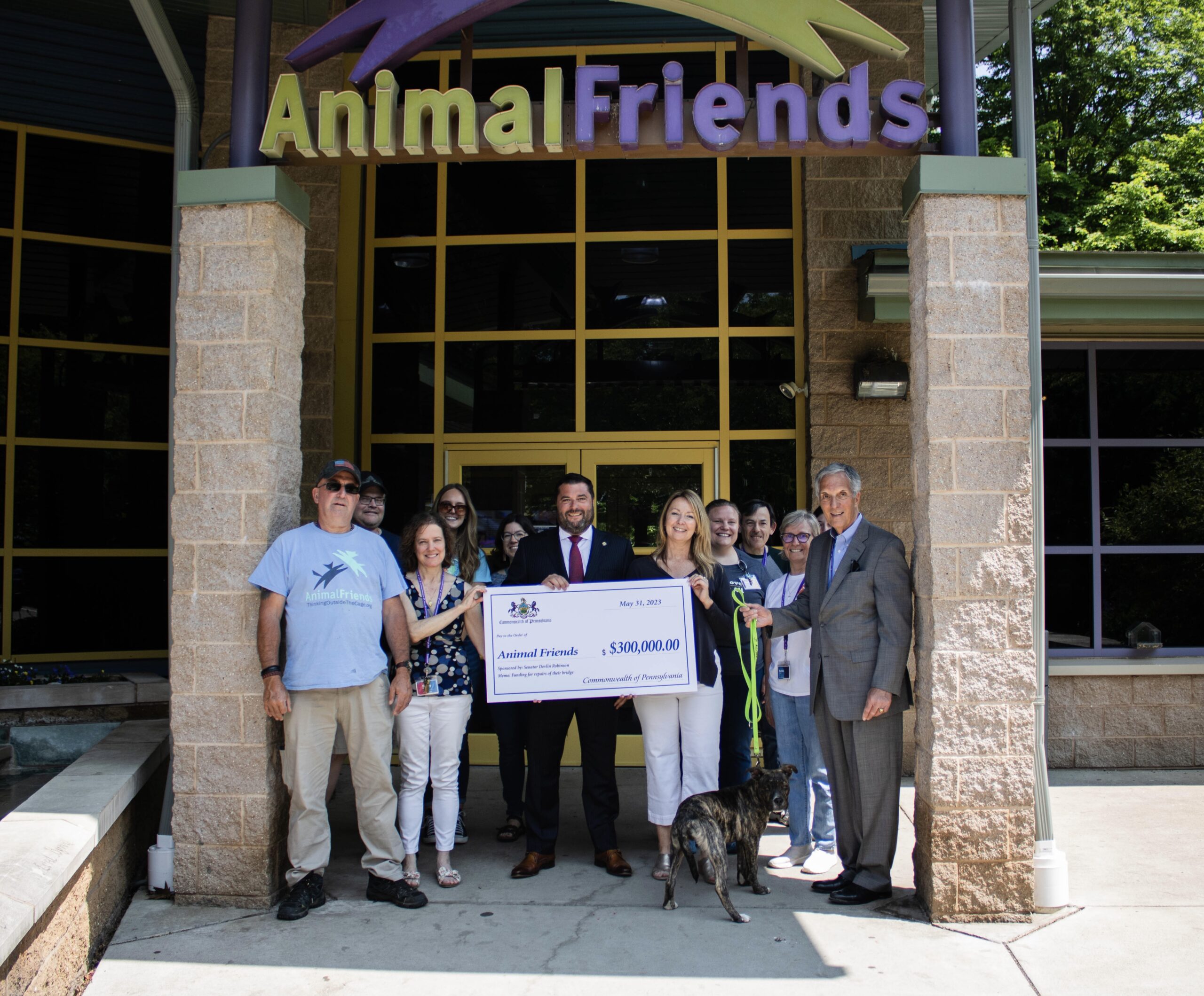 Robinson Announces $300,000 Grant for Animal Friends in Pittsburgh ...
